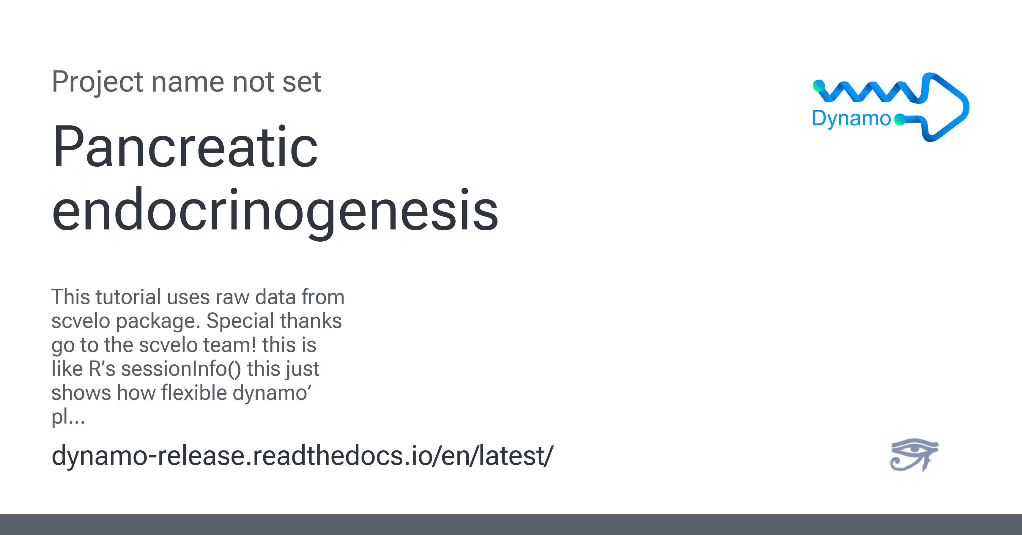 Pancreatic endocrinogenesis - dynamo-release